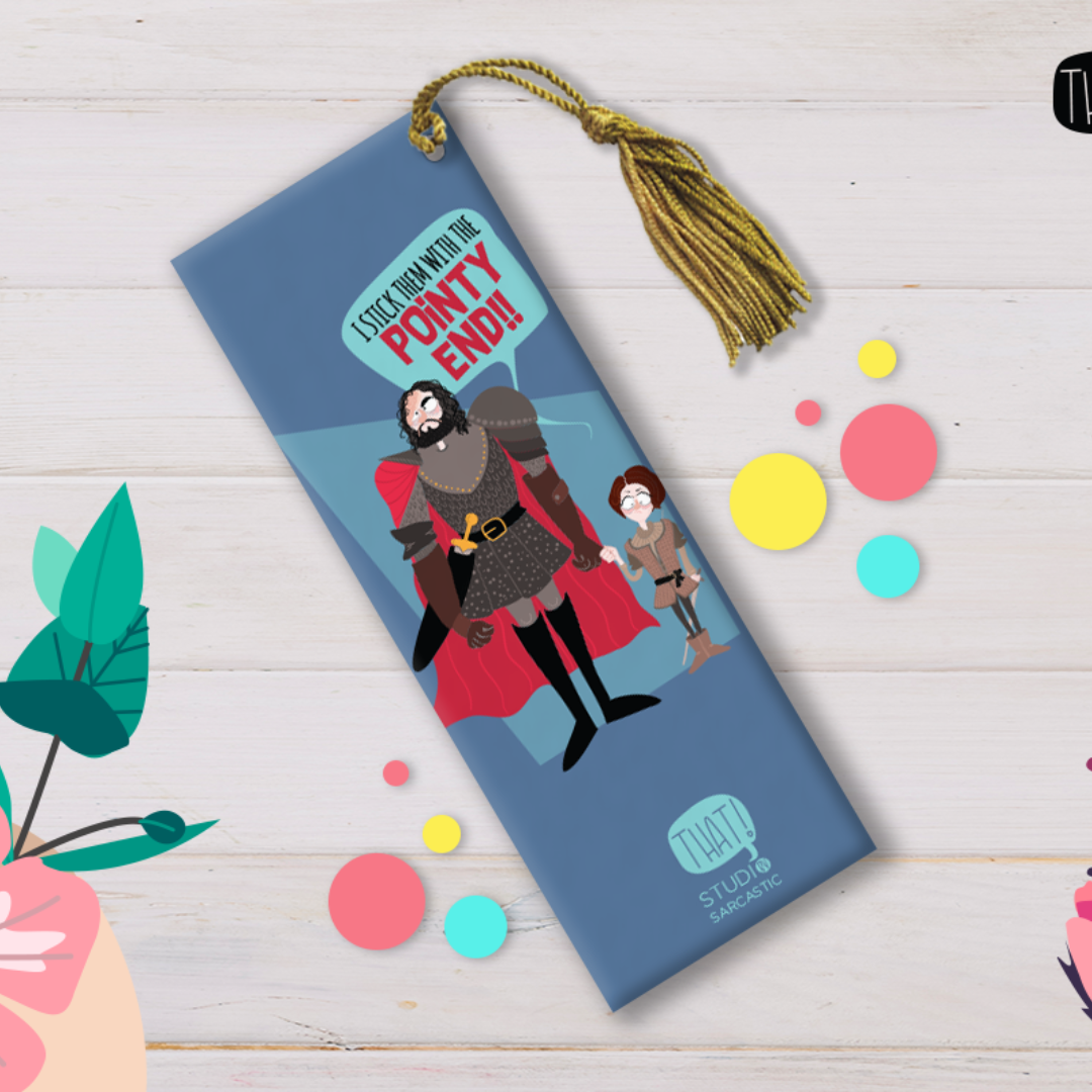 “Arya and the Hound” Bookmark – MBSH Bookstore
